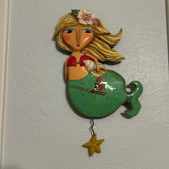Allen Designs | Wall Decor | Mermaid Clock By Allen Designs | Poshmark